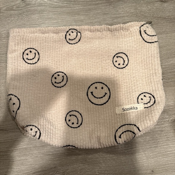 Accessories | Kids Smiley Face Pouch Cream | Poshmark
